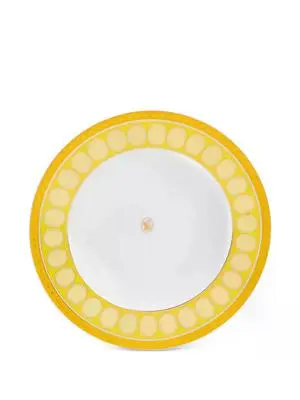 ROSENTHAL X Swarovski Signum Jonquil Soup Plate - White