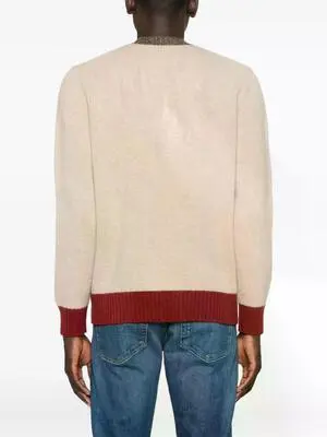 BALLANTYNE Argyle-knit Jumper