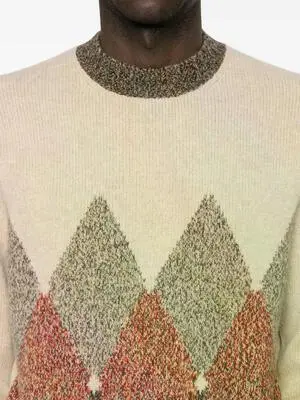 BALLANTYNE Argyle-knit Jumper