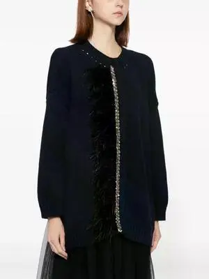 Dice Kayek Crystal-embellished Cardigan