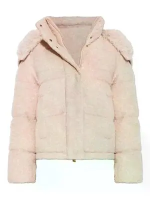 Moncler Virieu Bouclé Padded Jacket