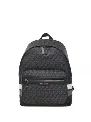 Michael Kors Monogram Backpack - Black