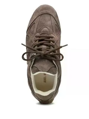 Axel Arigato Slow Runner Layered Suede Sneakers - Brown