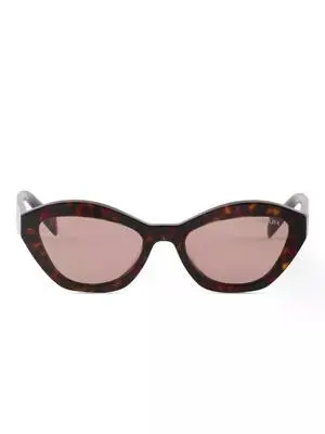 Prada Logo Sunglasses - Brown