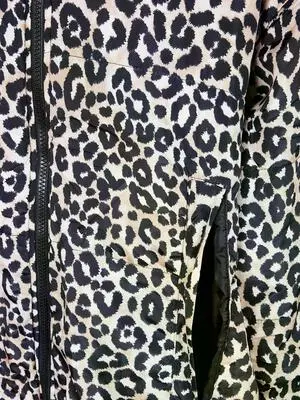 SITTINGSUITS Animal-print Hooded Coat - Neutrals