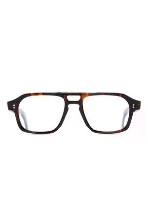 CUTLER & GROSS Pilot-frame Eyeglasses - Brown