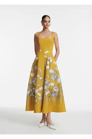 Lela Rose Square Neck Dresses