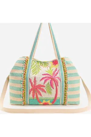 Yumi Kim Palms Away Embellished Tote - Multicolor