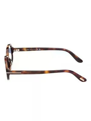 TOM FORD Oval-frame Sunglasses - Brown