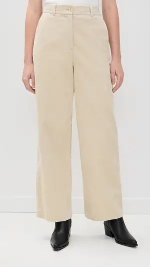 DUNST Semi-wide Corduroy Slacks