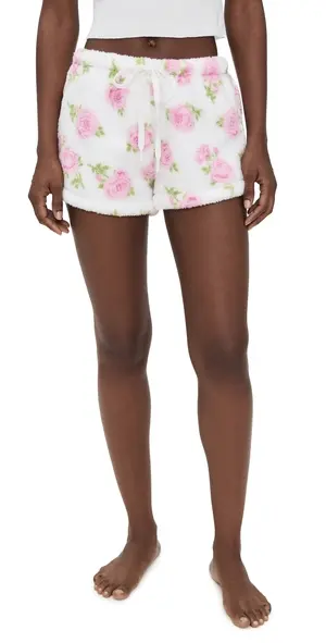 PJ Salvage Floral Fleece Shorts