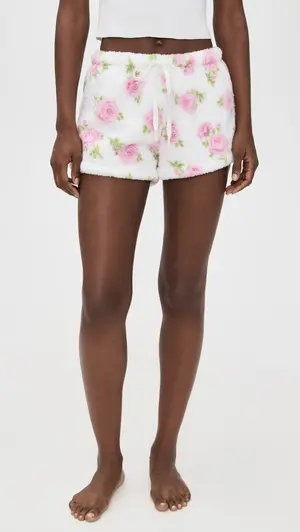 PJ Salvage Floral Fleece Shorts