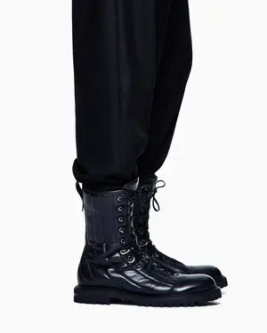 Giorgio Armani Nappa Calfskin Knee-high Boots