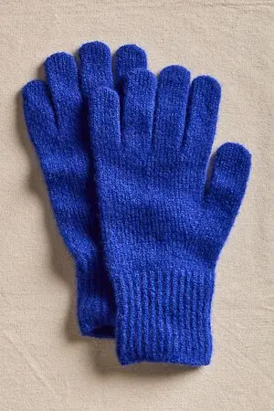Free People Perfect Cashmere Gloves Cobalt