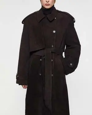 ALMADA Sienna Suede Coat