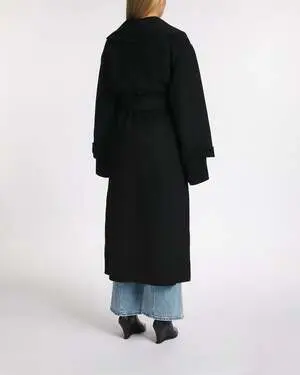BY MALENE BIRGER Trullem Wool Coat - Black
