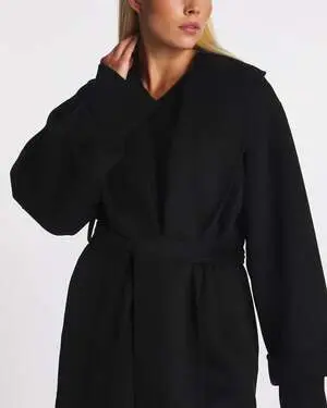 BY MALENE BIRGER Trullem Wool Coat - Black