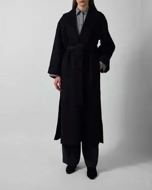 BY MALENE BIRGER Trullem Wool Coat - Black