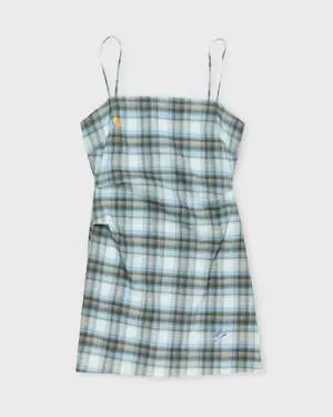 Acne Studios Strap Checked Mini Dress