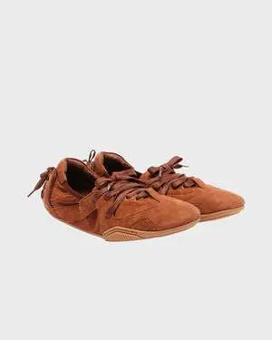 Acne Studios Suede Lace-up Sneakers - Brown