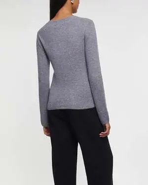 Almada Label Crewneck Cashmere Sweater