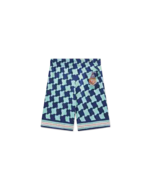 Casablanca Printed Silk Satin Shorts