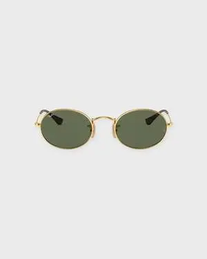 Ray-ban Oval Sunglasses - Guld,grön