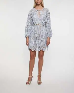 Zimmermann Coco Lace Tunic Mini Dress