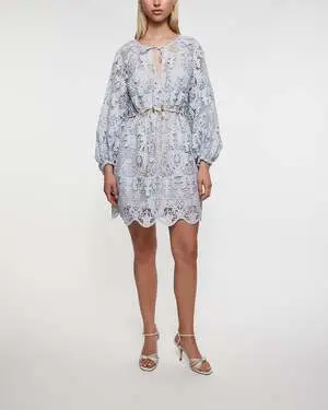 Zimmermann Coco Lace Tunic Mini Dress