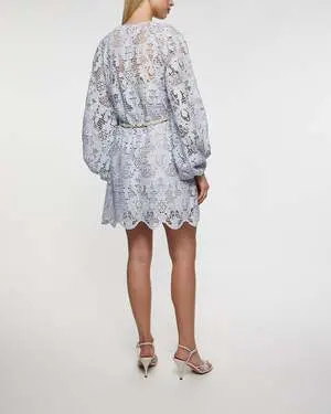 Zimmermann Coco Lace Tunic Mini Dress