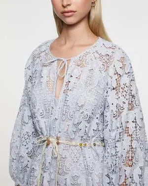 Zimmermann Coco Lace Tunic Mini Dress