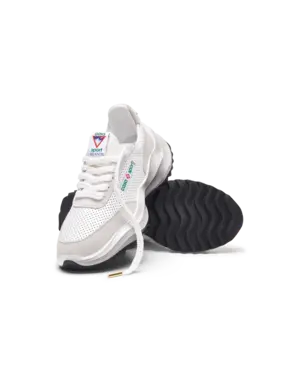 Casablanca Atlantis Off-white Leather Sneakers - Multicolor