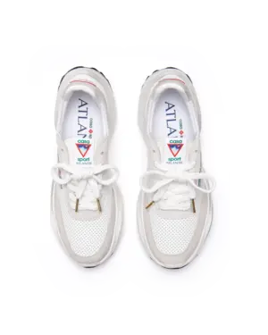 Casablanca Atlantis Off-white Leather Sneakers - Multicolor