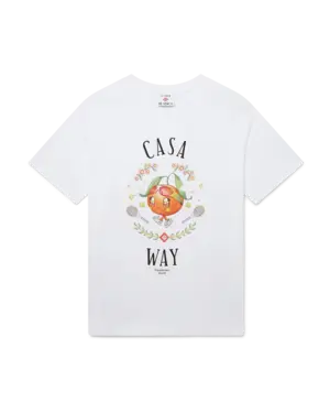 Casablanca Casa Way Orange Mascot Short Sleeve T-shirt,  Orange
