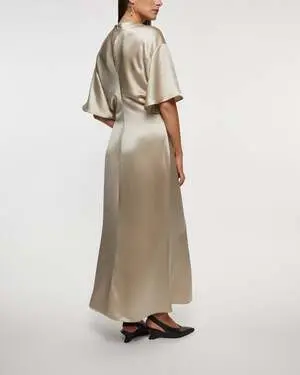 WAKAKUU Satin Dress