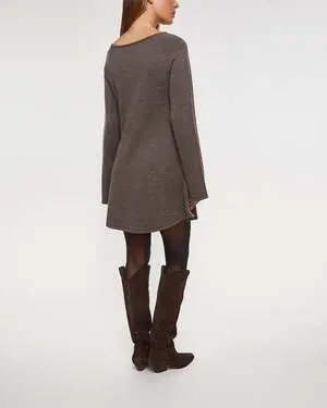 WAKAKUU Nara Wool Mini Dress