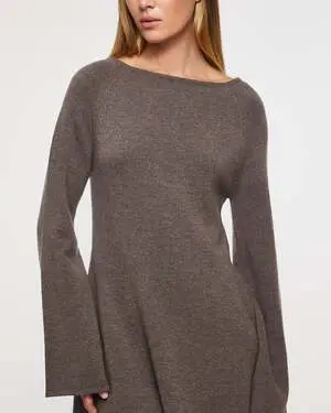 WAKAKUU Nara Wool Mini Dress