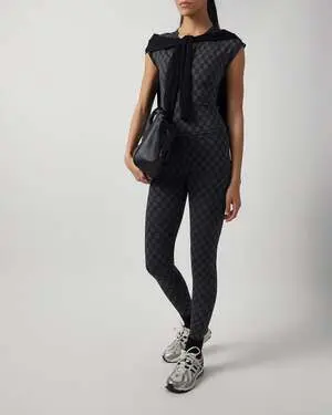 BY MALENE BIRGER Venazia Athletic Top - Monogram Print