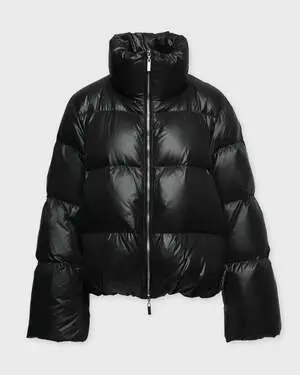 WAKAKUU Storm Puffer Jacket - Black