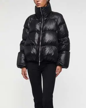 WAKAKUU Storm Puffer Jacket - Black
