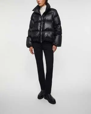 WAKAKUU Storm Puffer Jacket - Black