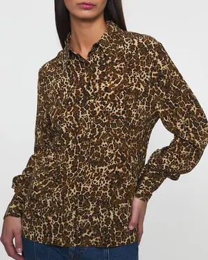 Isabel Marant Étoile Teysa Shirt - Leopard