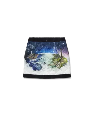 Casablanca Vol De Nuit Quilted Mini Skirt