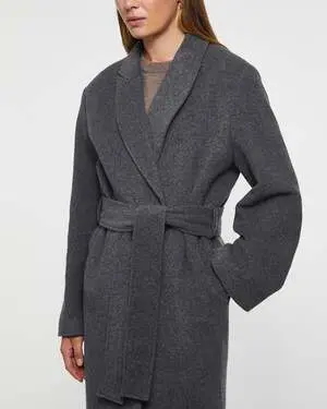 WAKAKUU Wool And Cashmere Double-breasted Coat