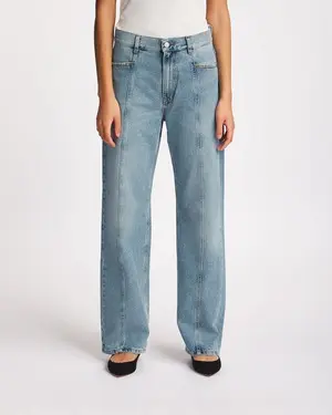 HOUSE OF DAGMAR Loose Fit Wide Leg Jeans