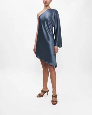 BY MALENE BIRGER Alvana One-shoulder Asymmetrical Dress