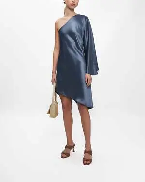BY MALENE BIRGER Alvana One-shoulder Asymmetrical Dress