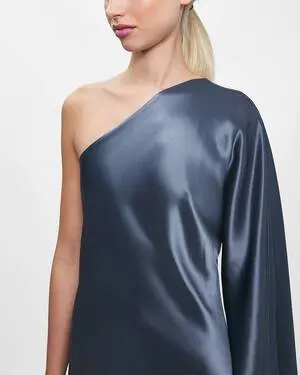 BY MALENE BIRGER Alvana One-shoulder Asymmetrical Dress