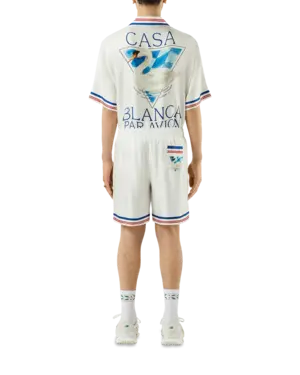 Casablanca Silk Shorts