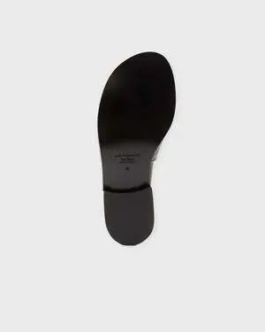 Acne Studios Logo Leather Loafers - Brown